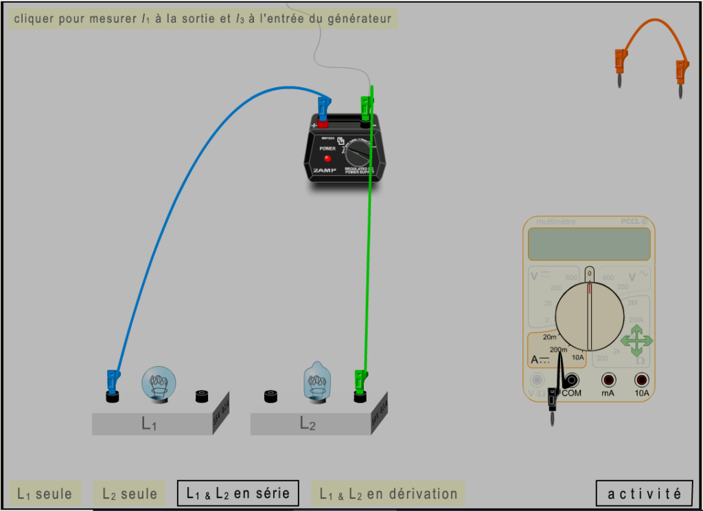 4° > Électricité – Chap E2 : La mesure de l’intensité du courant ...